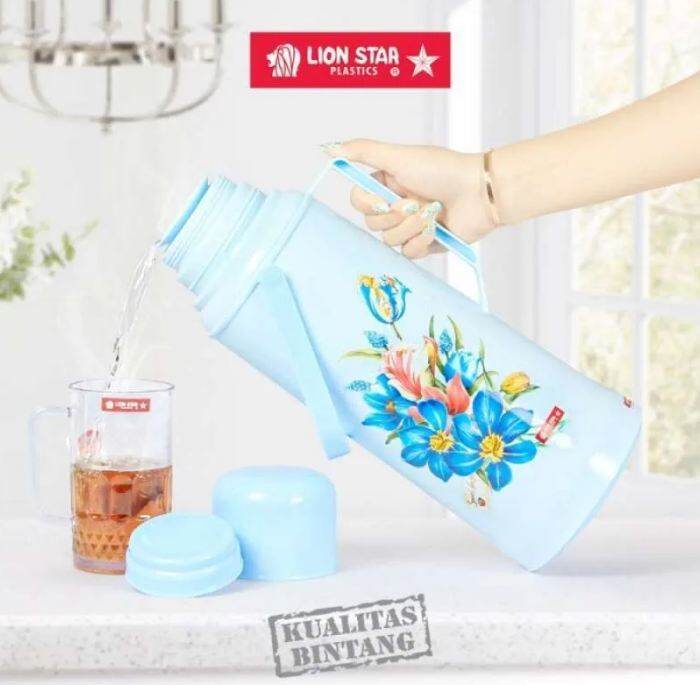 LION STAR HP-9 Vacuum Flask Corona 50 Handle Termos Air | Lazada Indonesia