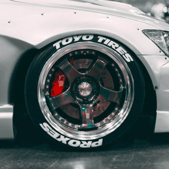 TOYO TIRES PROXES 3D Car Tire Letter Sticker 2.7 Cm Tire Lettering ...