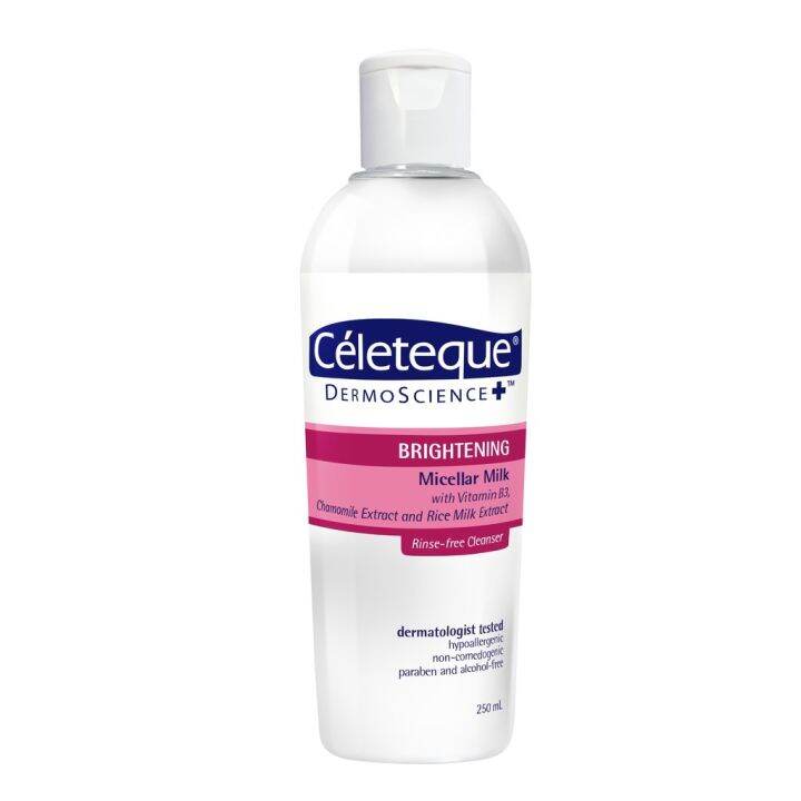 CELETEQUE DermoScience Brightening Micellar Milk 250ml | Lazada PH