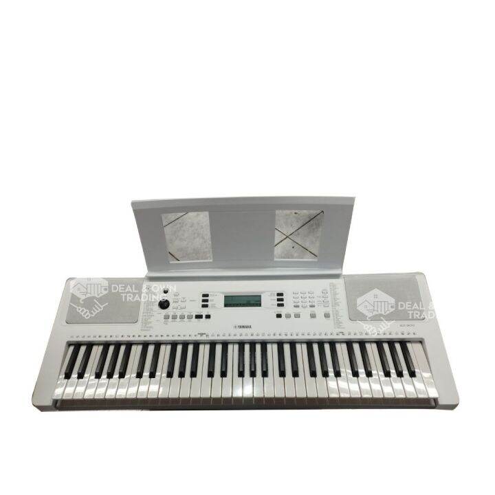 Original Yamaha EZ-300 61-Key Portable Keyboard with Adaptor(White ...