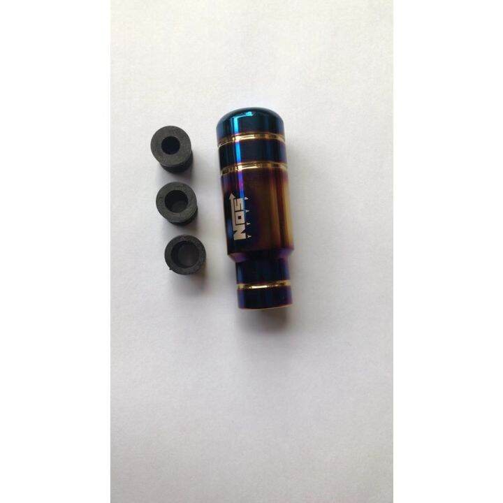 UNIVERSAL BRIDE/NOS BURNT BLUE ALUMINIUM GEAR SHIFT KNOB SHIFTER LEVER ...