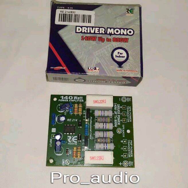 Kit Driver Mono Power Amplifier 140w UP to 800w (indoor) | Lazada Indonesia