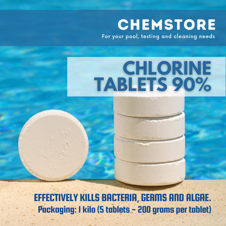 1 PACK Chlorine Tablets for Swimming Pool Slow Dissolving TICA TCCA ...