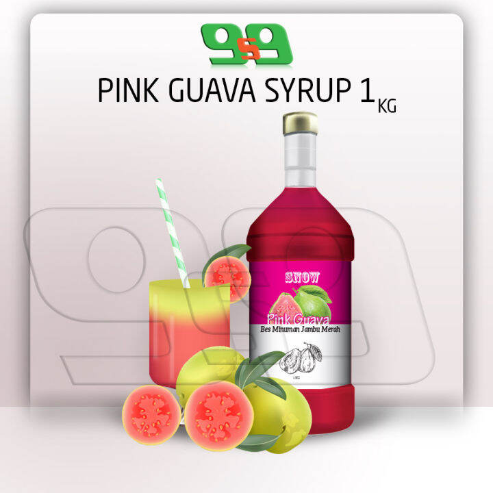 READY STOCK ! PINK GUAVA SNOW BRAND FRUIT JUICE CONCENTRATE / MINUMAN ...