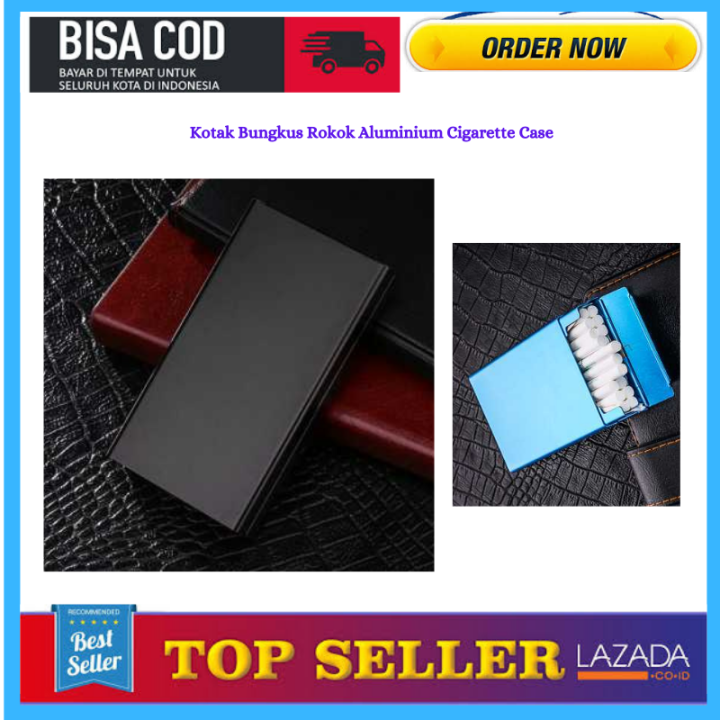 Kotak Rokok Aluminium Cigarette Case / Kotak Tempat Rokok Unik Keren ...