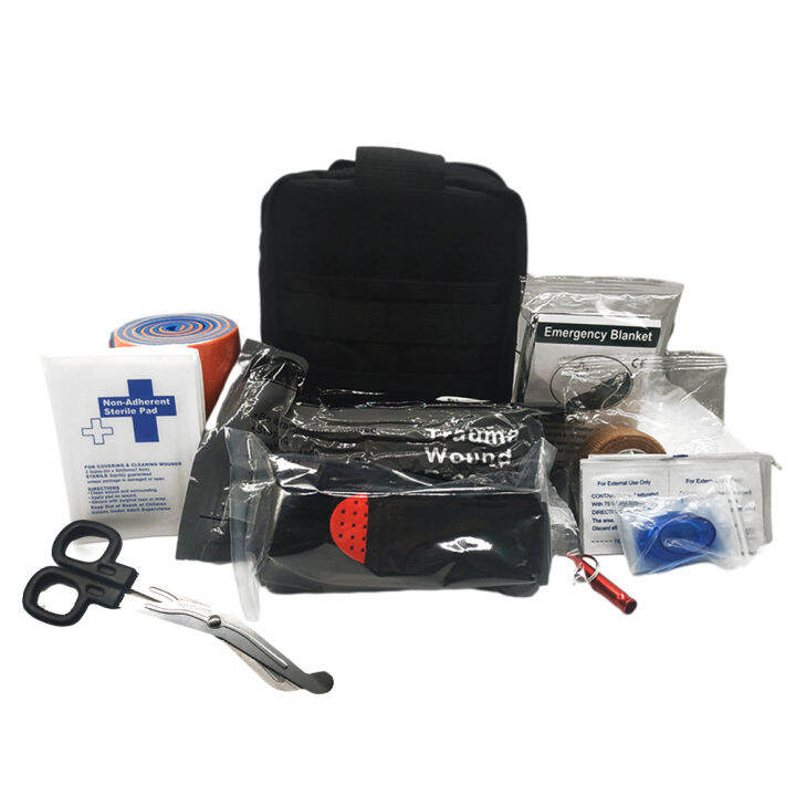 OFFWILD 39pcs First aid kit complete set box Survival kit Tool kit ...