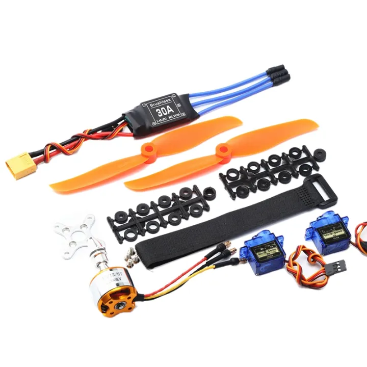 A2212 2200KV Brushless Motor 30A ESC XT60 Plug SG90 9G Micro-Servo 6035 Propeller for RC Fixed ...