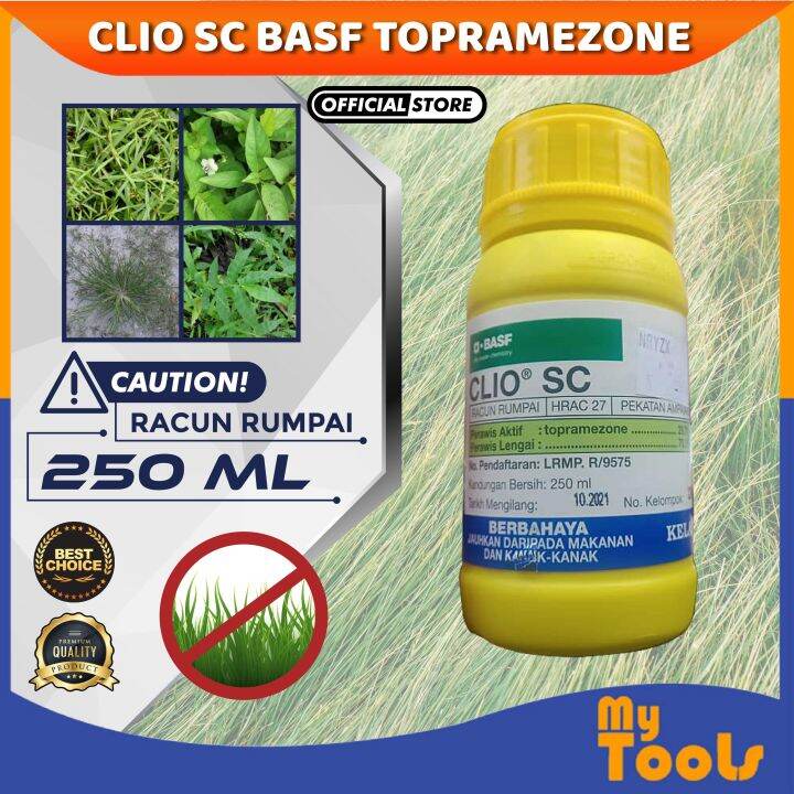 Mytools 250ml Basf Clio SC Topramezone 29.7% Herbicide Racun Rumpai ...