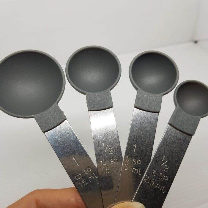 Sendok Takar Ukuran Kue Adonan 4 in 1 tbs sendok makan kecil | Lazada ...