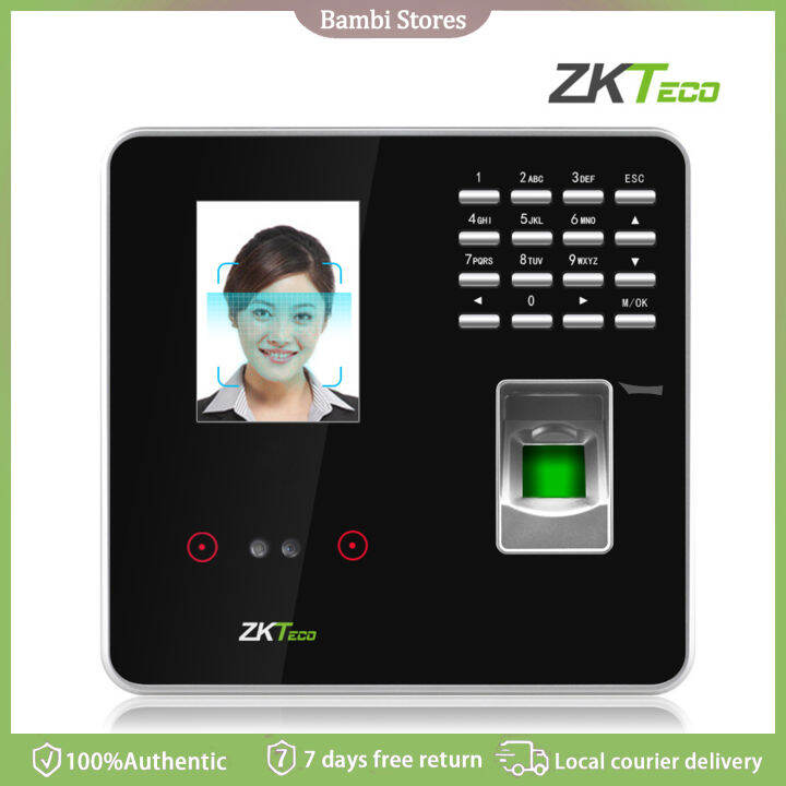 ZKTeco Biometric Face Time Clock Face Recognition Time Attendance ...