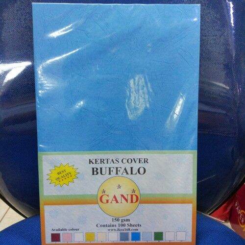 Kertas Karton Buffalo Uk. FOLIO cover Jilid - Biru | Lazada Indonesia