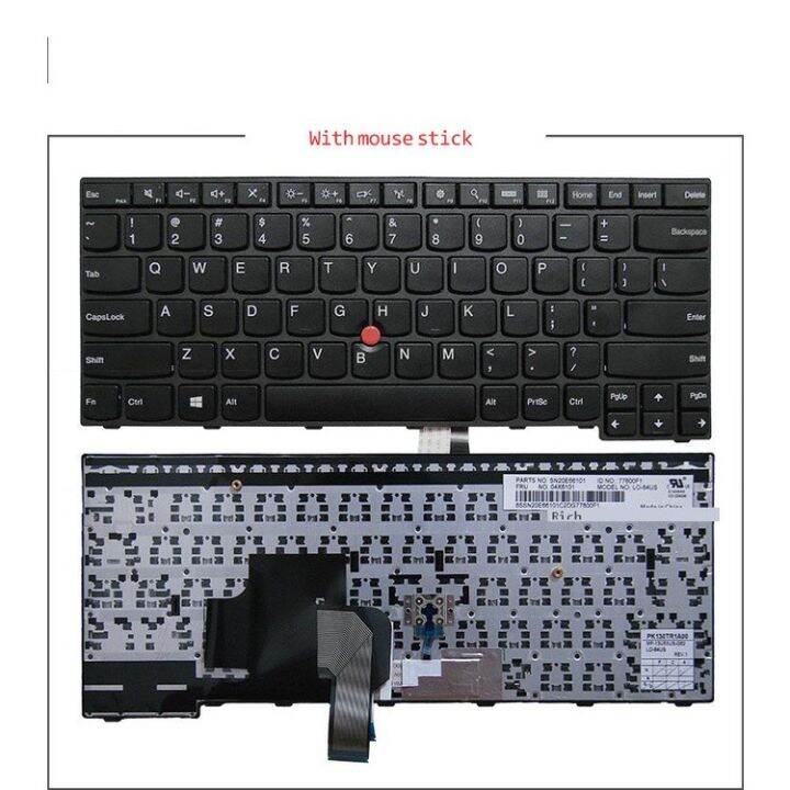 IBM Lenovo ThinkPad E450 E460 e455 e450c w450 e465 Laptop keyboard ...