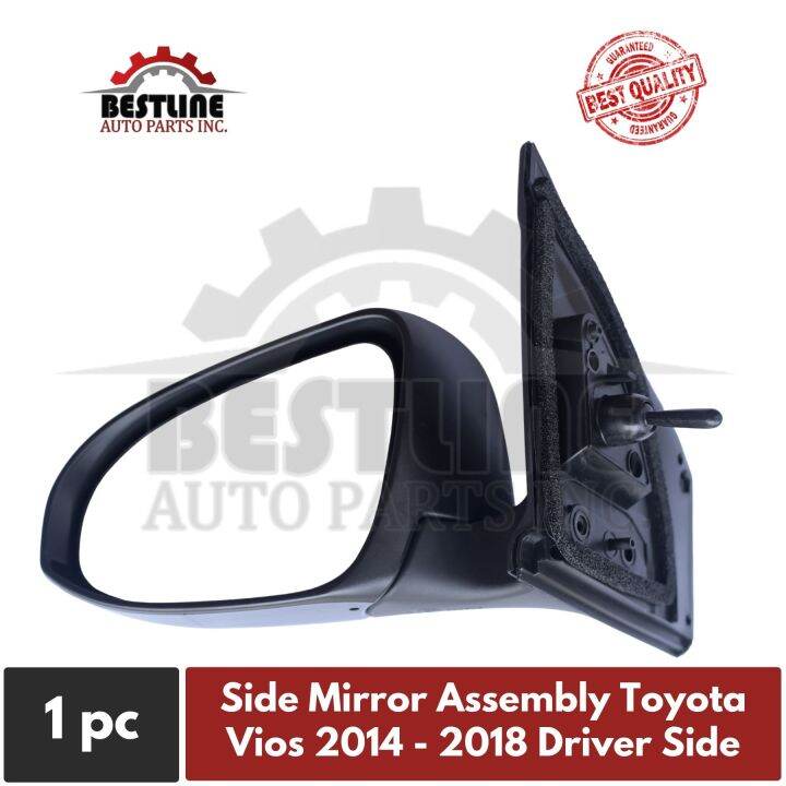 Side Mirror Assembly Manual Driver Side (Left Side) for Toyota Vios ...