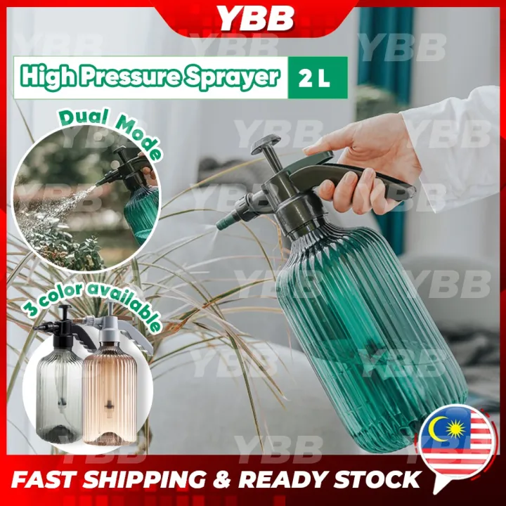 YBB 2L Manual Pressure Sprayer Garden Water Pump Spray Penyembur Pam ...