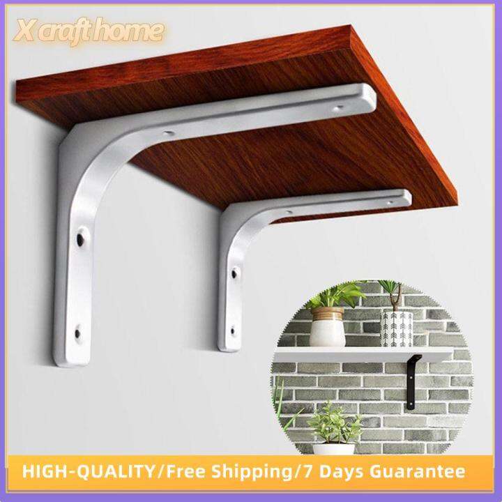 【Ship Out Within 24H】 5 Sizes Shelf Support Bracket Black/White Color ...