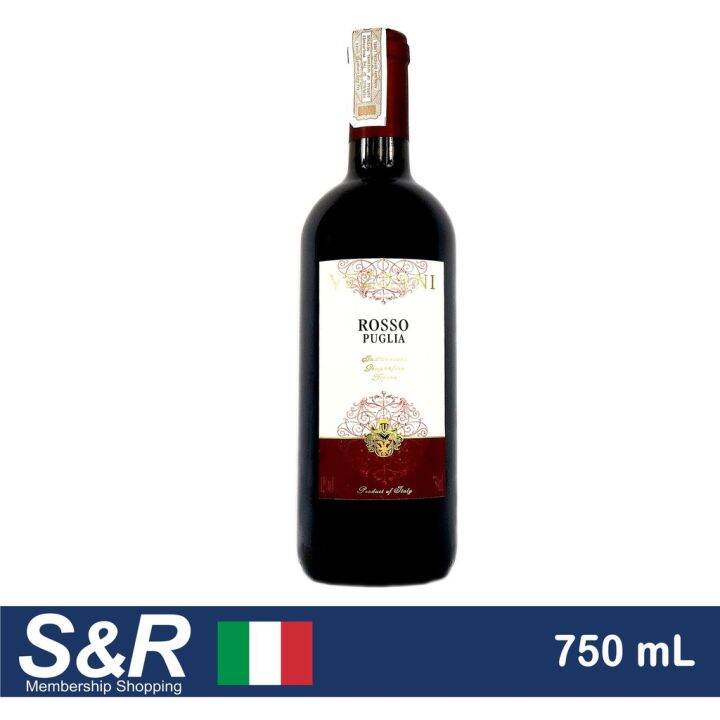ins recommend Vezzani Rosso Puglia 750 mL | Lazada PH
