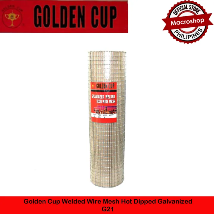 Golden Cup Welded Wire Mesh #21 (1/2x3x41m) / (1/2x4x41m) HOT-DIPPED ...