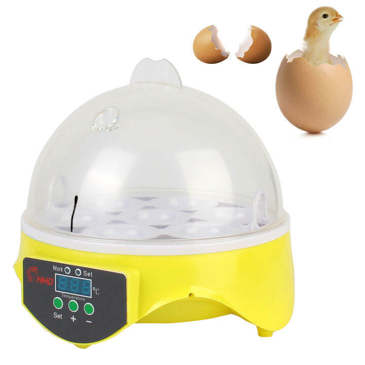 For Chicken Duck Bird Pigeon Brooder 7 Egg Poultry Incubator Automatic ...