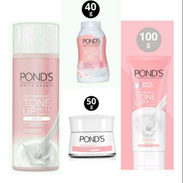 Ponds White Beauty Instabright Tone up Milk Cream/ Essence/ Powder/Foam ...