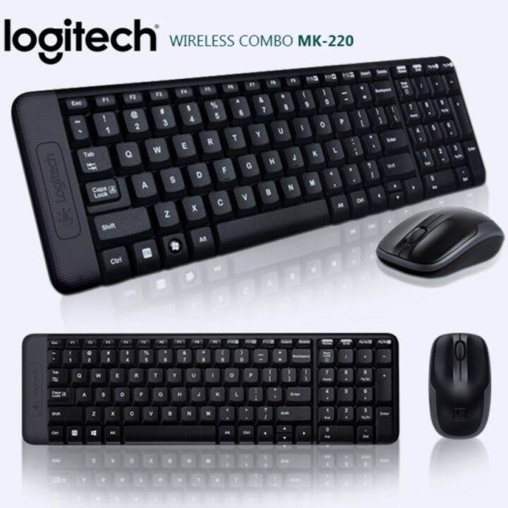 Logitech Keyboard Dan Mouse Wireless Combo MK220 | Lazada Indonesia