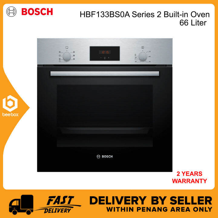 Bosch HBF133BS0A Series 2 Built-in Oven 66L Stainless Steel with ...
