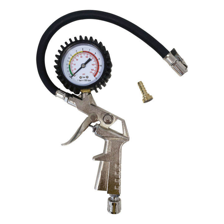 inflator gun, Alat isi angin ban motor, mobil dop, Air Chuck 3 IN 1 ...