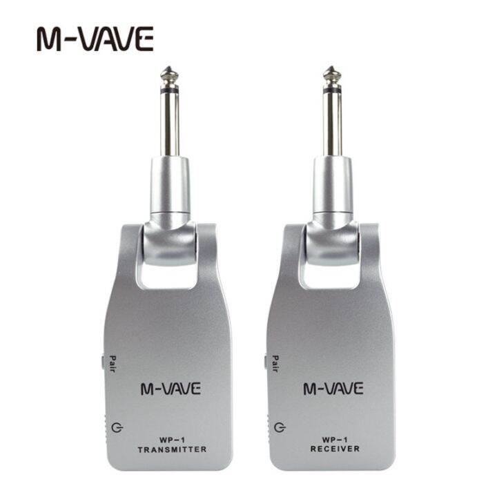 M-WAVE Portable Gig Rechargeable Wireless Guitar Transmitter Receiver 2 ...