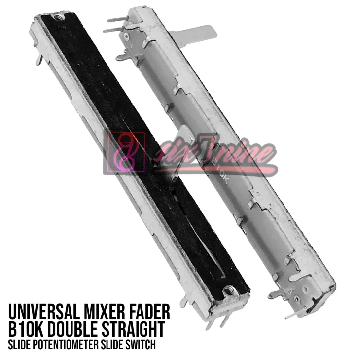 Universal Mixer Fader B10k Double Straight Slide Potentiometer Slide Switch Lazada Ph