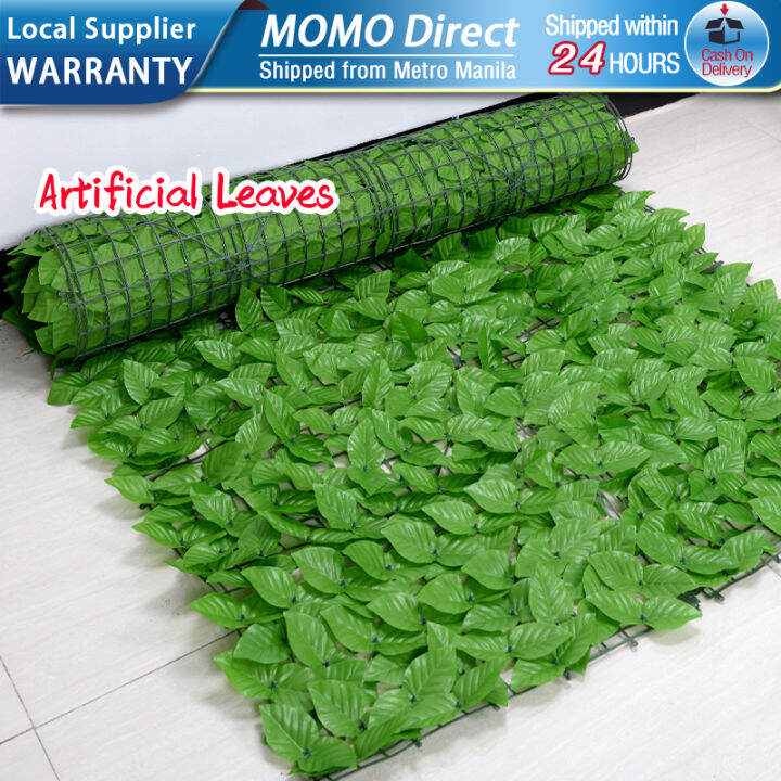 Artificial Leaf Screening Roll Artificial leaf Net Wall Garden Fence ...