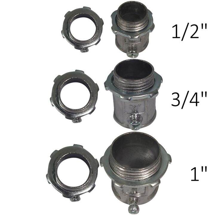 Electric Metallic Tube EMT Connector 1/2" 3/4" 1" | Lazada PH