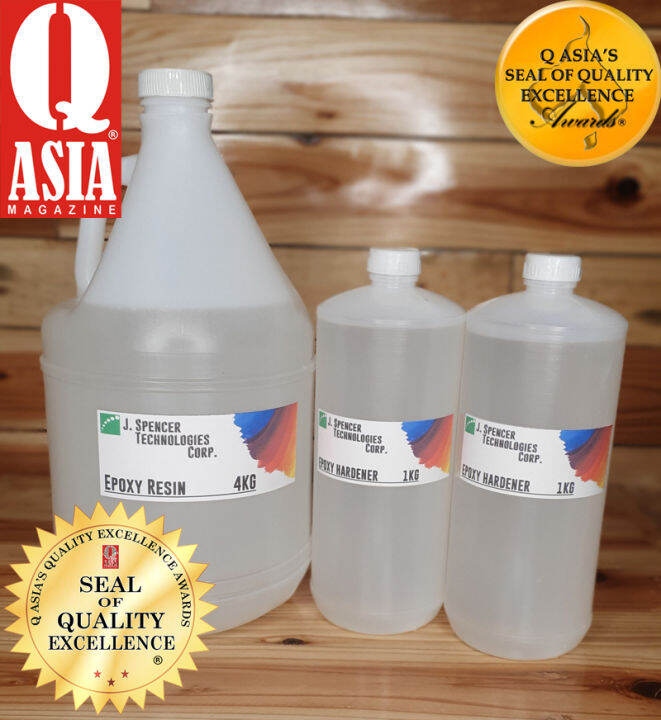 Epoxy Resin Set 6 KILOGRAMS with Hardener (2:1 Ratio) Used for Jewelry ...