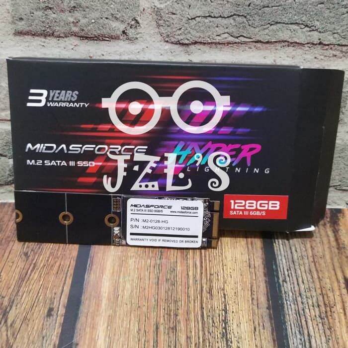 SSD M2 SATA M.2 SATA III 2280 128GB MIDASFORCE HYPER LIGHTNING | Lazada ...