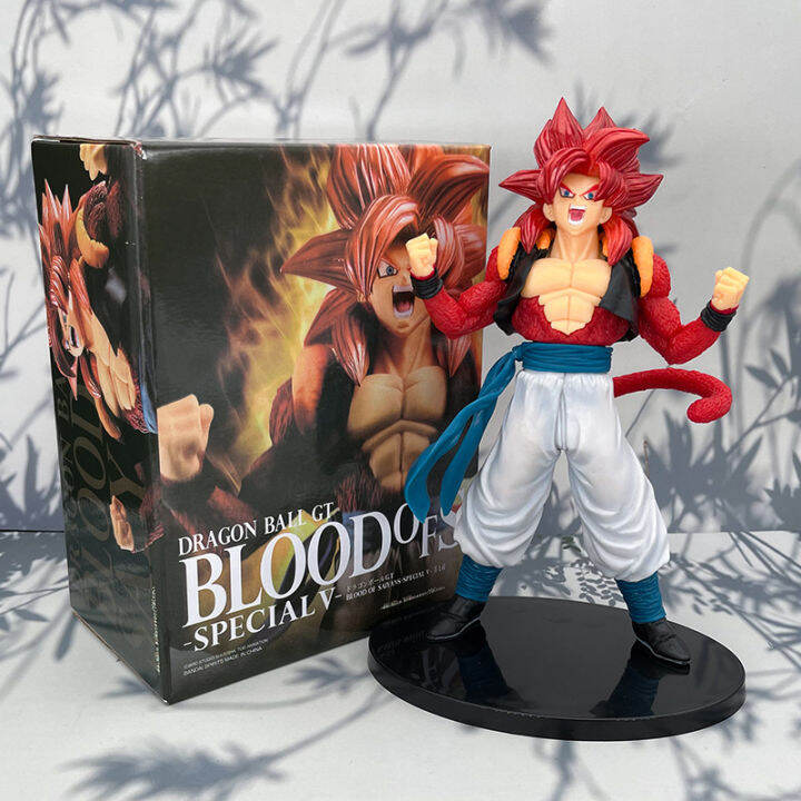 ฟิกเกอร์ดราก้อนบอล Gogeta Super Four Red Hair Goku Super Saiyan รูป ...