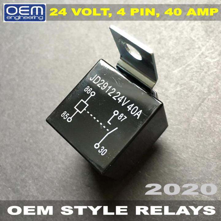 OEM Engineering OEM STYLE RELAYS 12volts 24 volts 4pin 5 pin 87A pack ...