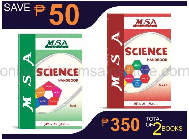 MSA Science Handbook Set (Authentic / Brand New) | Lazada PH