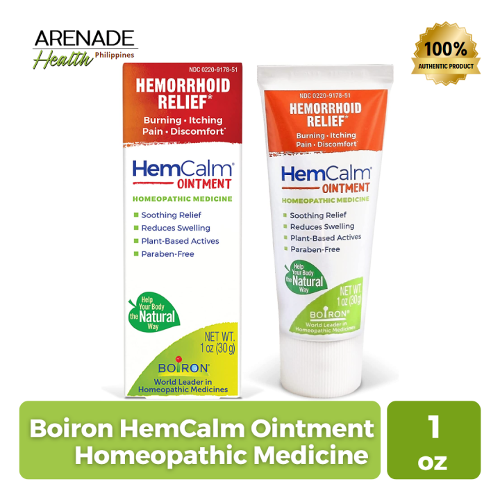 Boiron HemCalm Ointment Homeopathic Medicine Hemorrhoid Relief 1 oz ...