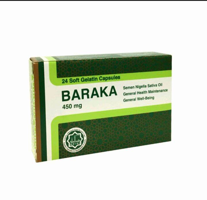 Baraka Capsules 450mg 24's | Lazada