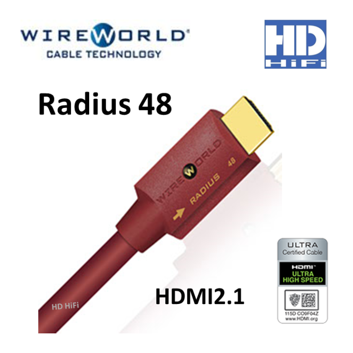 Wireworld Radius 48 HDMI Cable 2.1 | Lazada.co.th