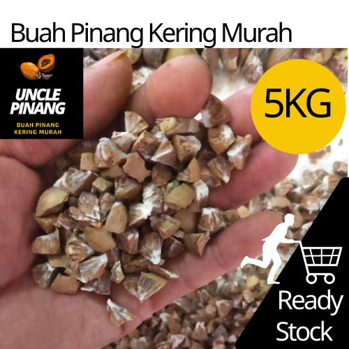 *Ready Stock* Buah Pinang Kering Murah 5kg Harga Borong buah pinang ...