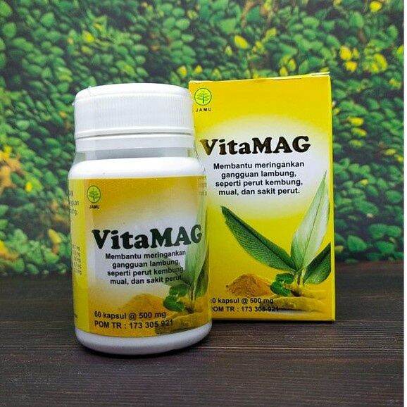 2 botol Kapsul VITAMAG untuk maag | Lazada Indonesia