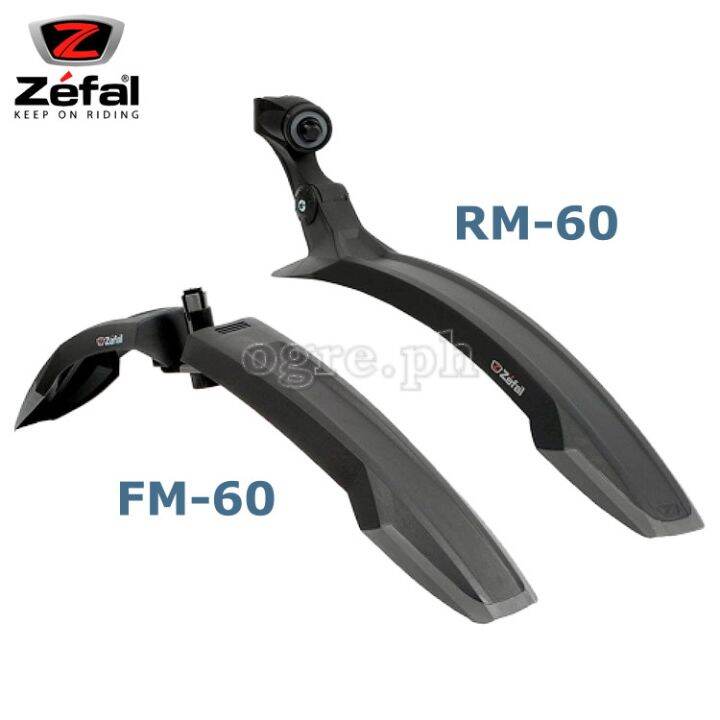 Zefal 2509 FM-60/RM-60 Front and Rear Deflector / Mud Guard Set | Lazada PH