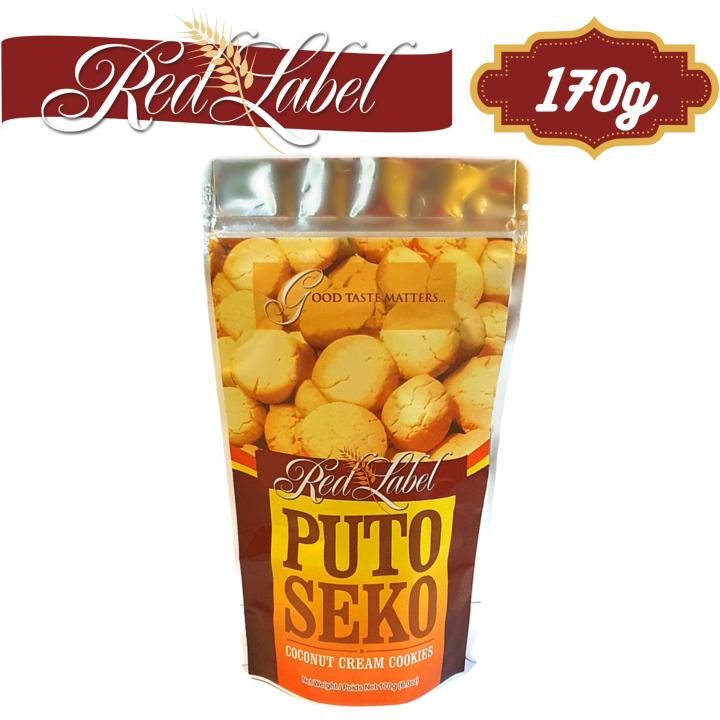 Red Label Puto Seko (170g) | Delicious Coconut Cream Cookies ...