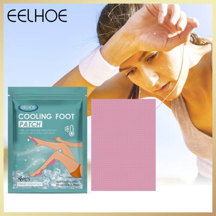 Eelhoe Cooling Patch Refreshing Fever Discomfort Pain Relief Body Heat ...