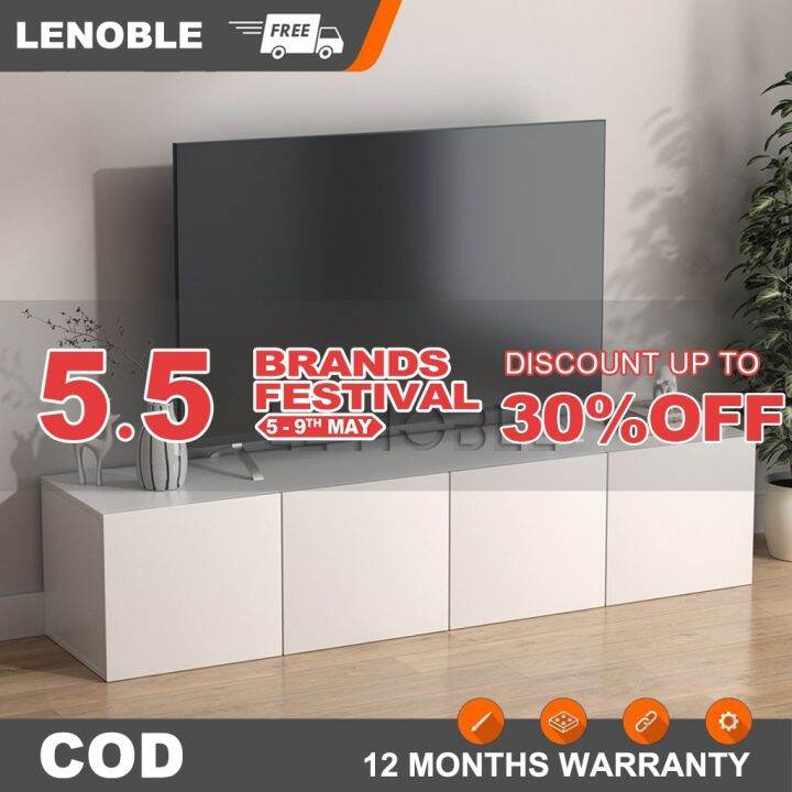 LENOBLE TV Cabinet TV Rack Furniture TV Stand 120/180 cm TV Stand Table ...