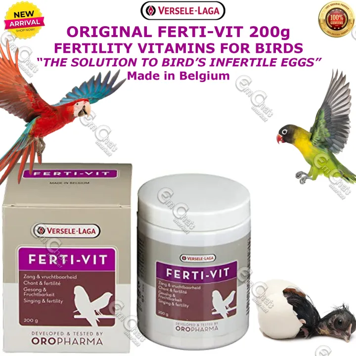 Original Versele-Laga FERTI-VIT 200g Fertility Vitamins for Birds Cures ...