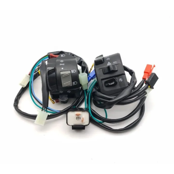 Domino Nmax Handle Switch SET OEM Set（Left Right）With Flasher Relay ...