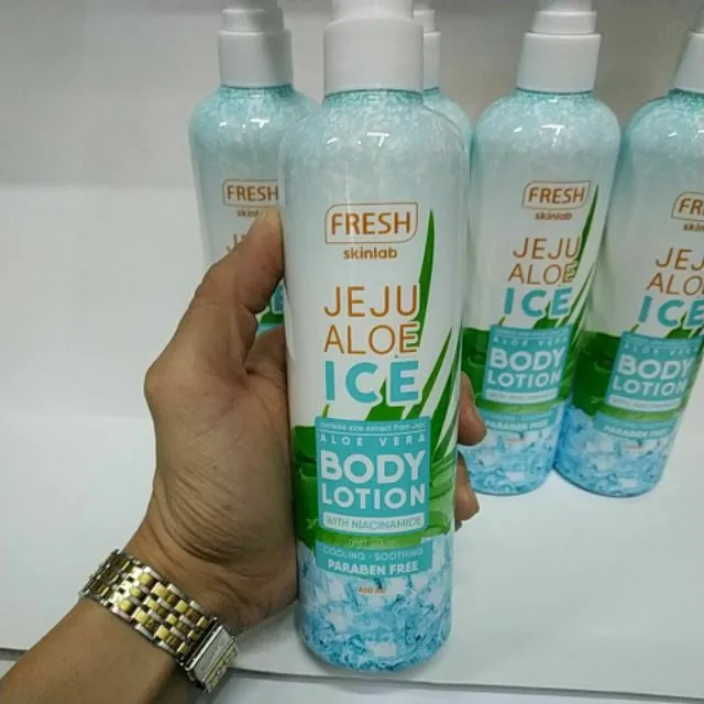 FRESH Jeju Aloe Ice Body Lotion with Niacinamide 400ML2 | Lazada PH