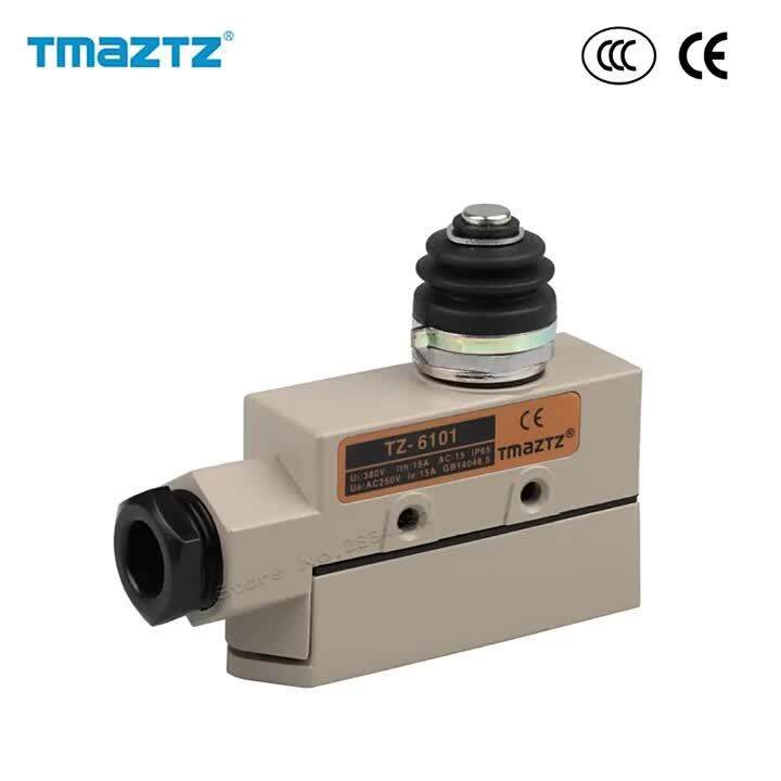 Sealed Limit Switch NO NC 380V Metal Roller Head Reset Momentary Travel Switch IP65 Waterproof ...