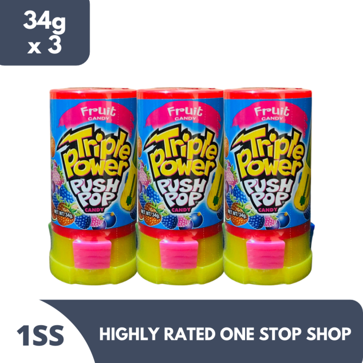 Triple Power Push Pop 34g x 3 | Lazada PH
