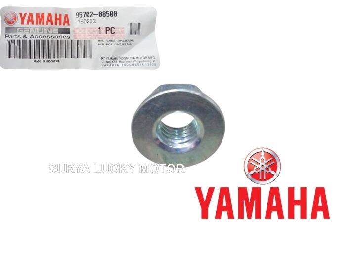 NUT, FLANGE, MUR LEHER KNALPOT YAMAHA AEROX 95702-08500 | Lazada Indonesia
